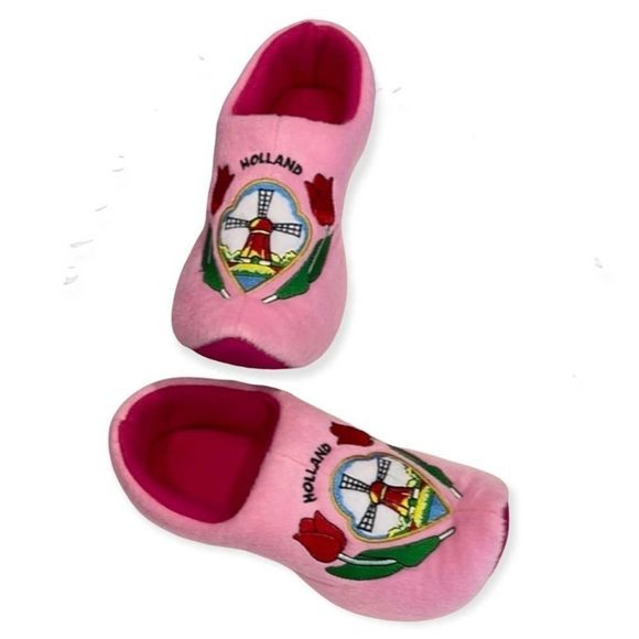 IDK | Shoes | World Of Clogs Dutch Clog Slippers In Pink Red Size 3 ...